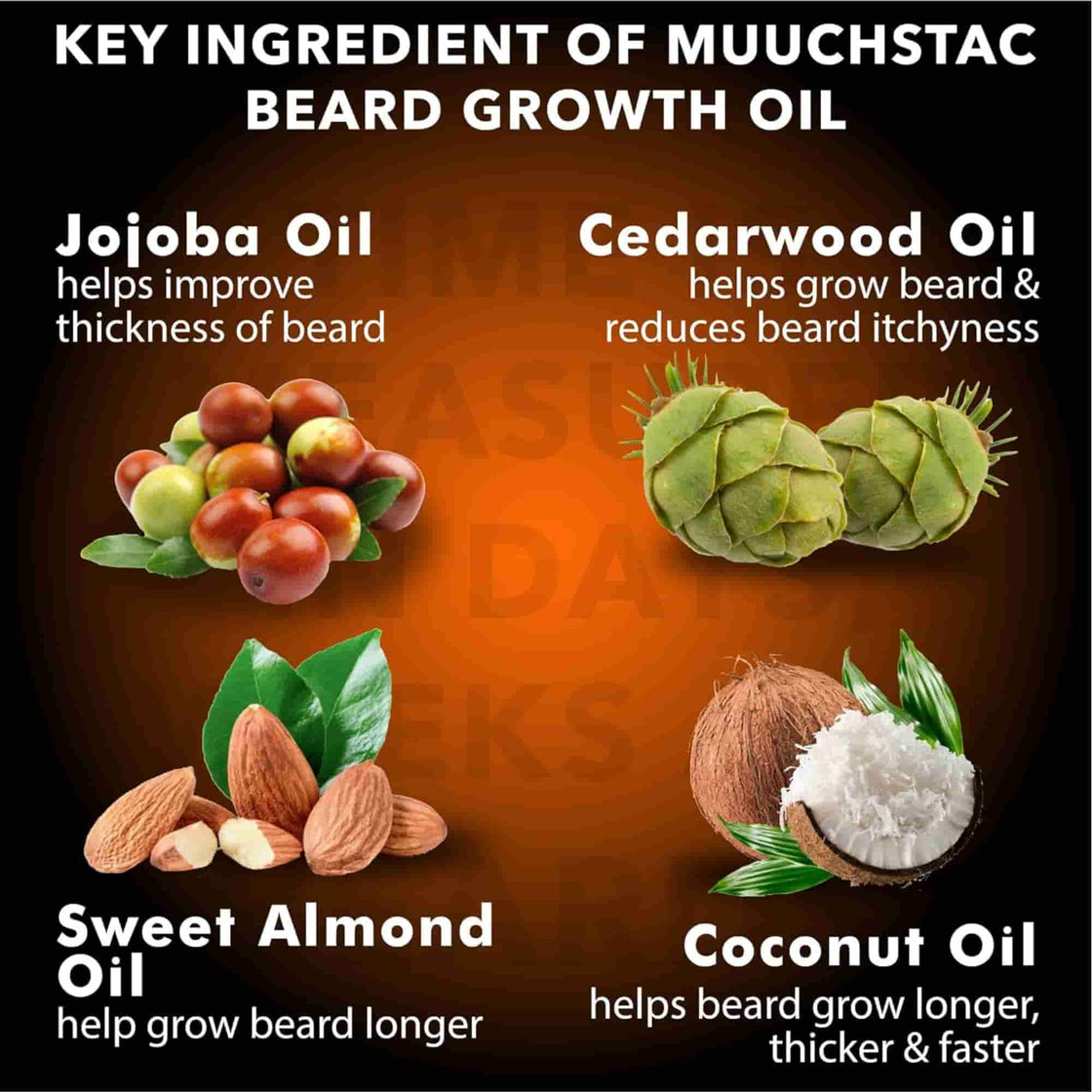 Buy Muuchstac Beard Growth Oil For Men The Best Beard Oil
